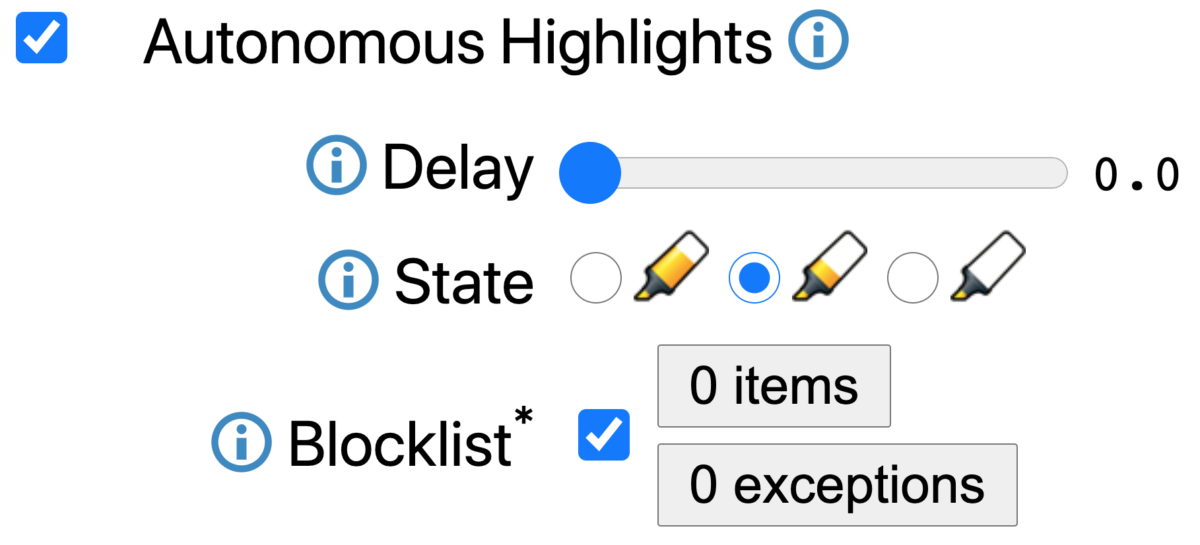 Auto Highlight Updates – Daniel's Assorted Musings